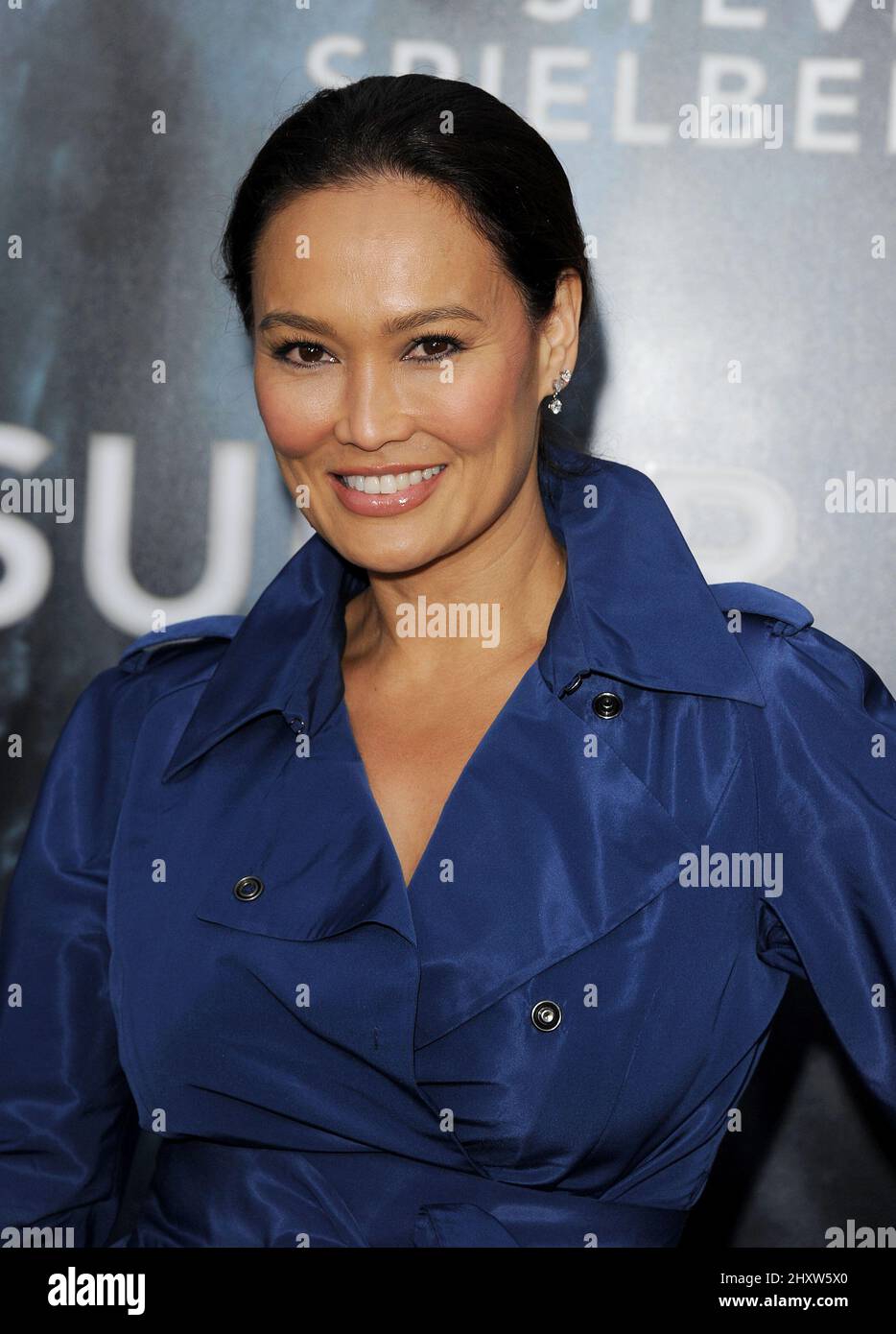 Tia Carrere at the "Super 8" Los Angeles premiere, held at the Regency ...