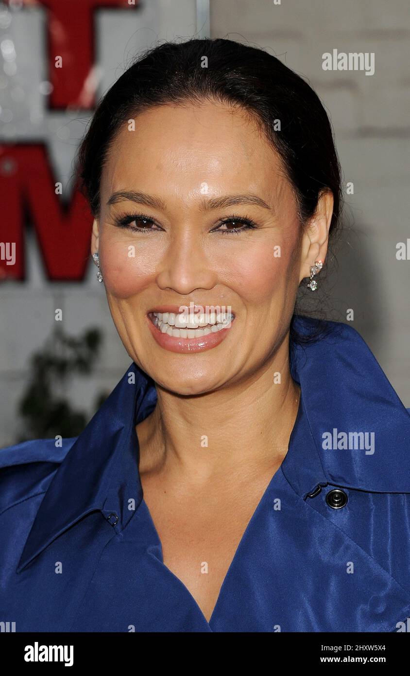 Tia Carrere at the "Super 8" Los Angeles premiere, held at the Regency ...