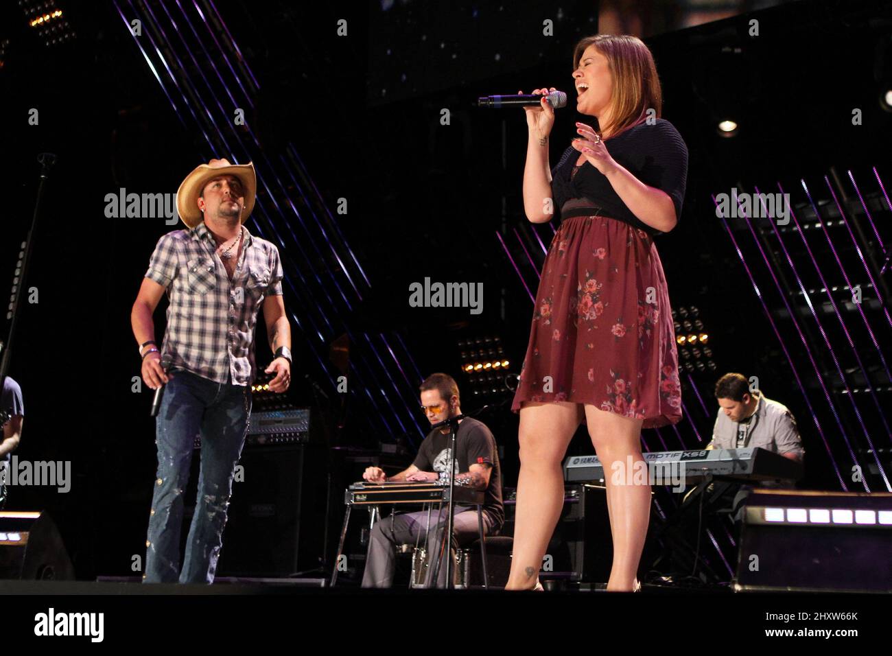 Kelly clarkson and jason clarkson hi-res stock photography and images ...