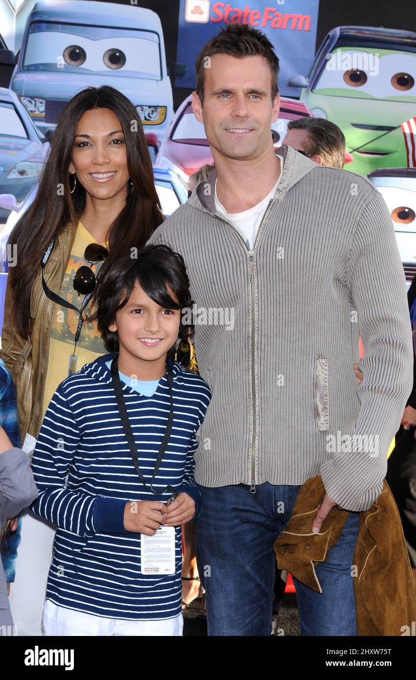 Cameron Mathison, wife Vanessa and son Lucas at the world premiere of ...