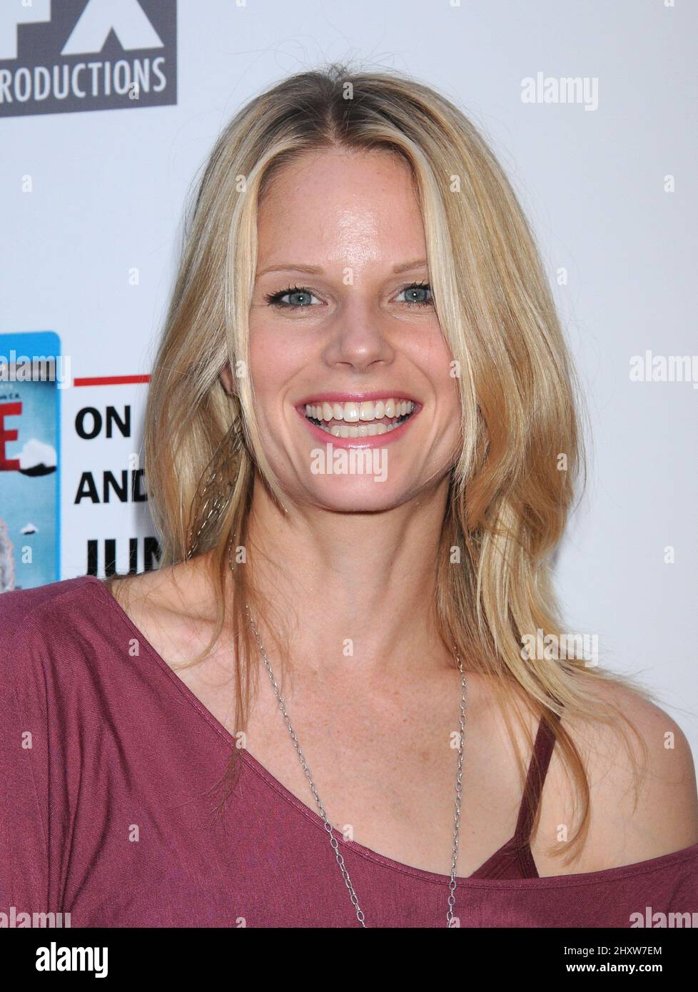 Joelle Carter a the FX Network premiere of Wilfred & Louie held at ...