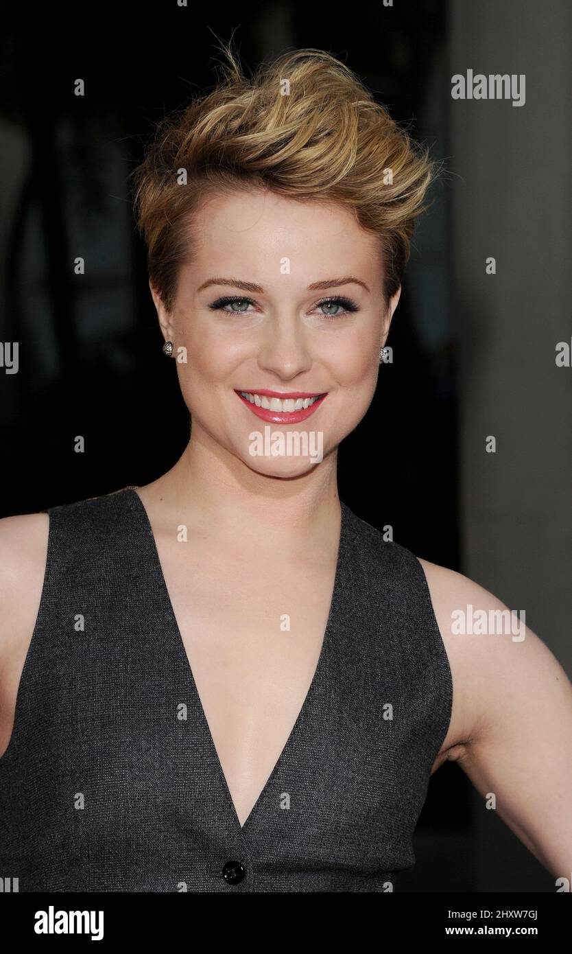 Evan Rachel Wood at the "True Blood" Season 4 Premiere, held at the The ...