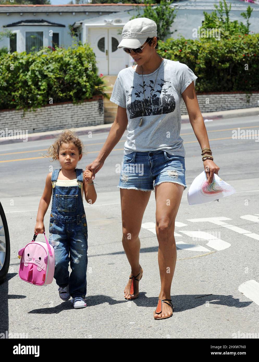 Halle Berry and her Daughter Nahla is seen out and about in Los Angeles ...