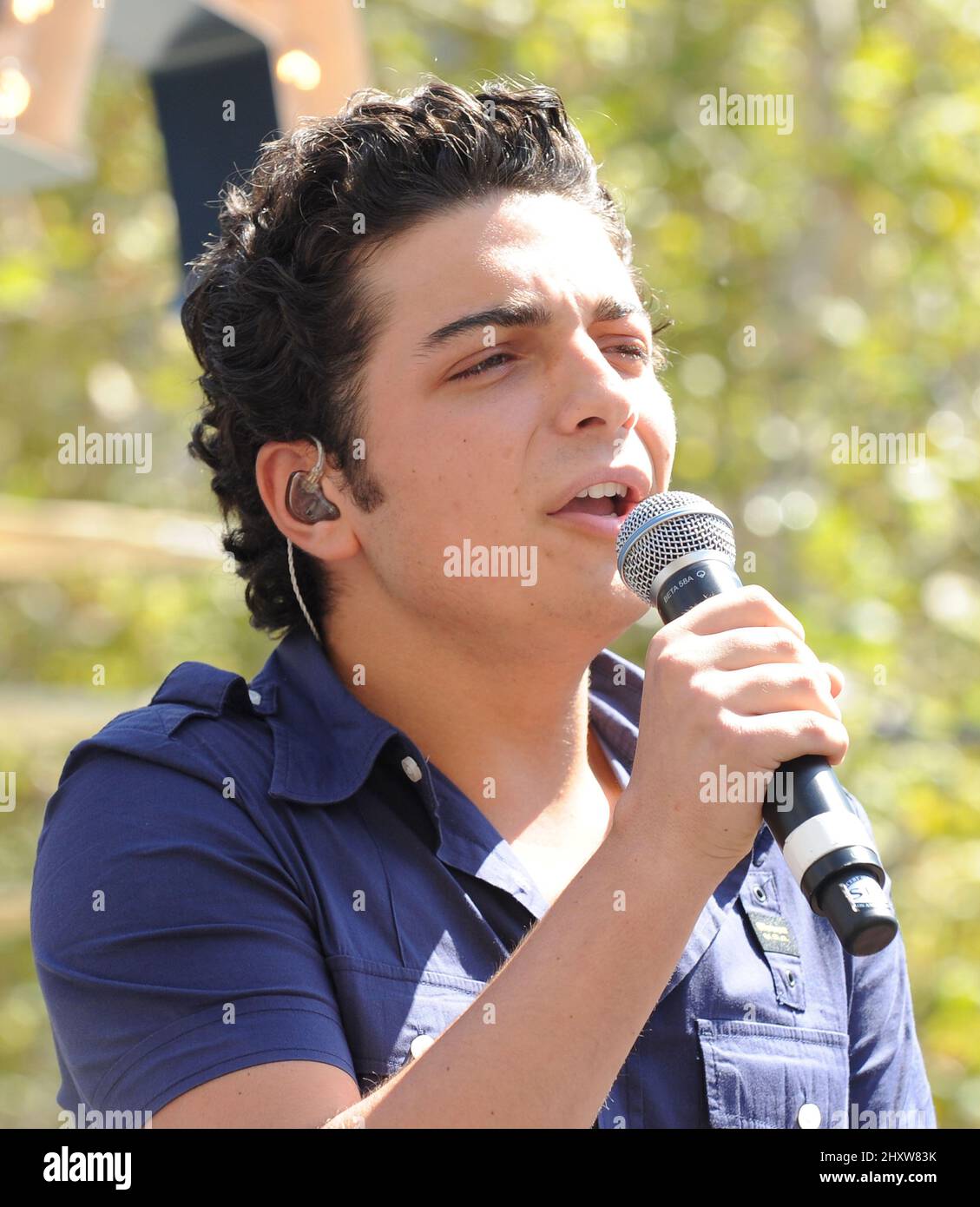 Gianluca Ginoble of Il Volo performs live at The Americana at Brand in ...