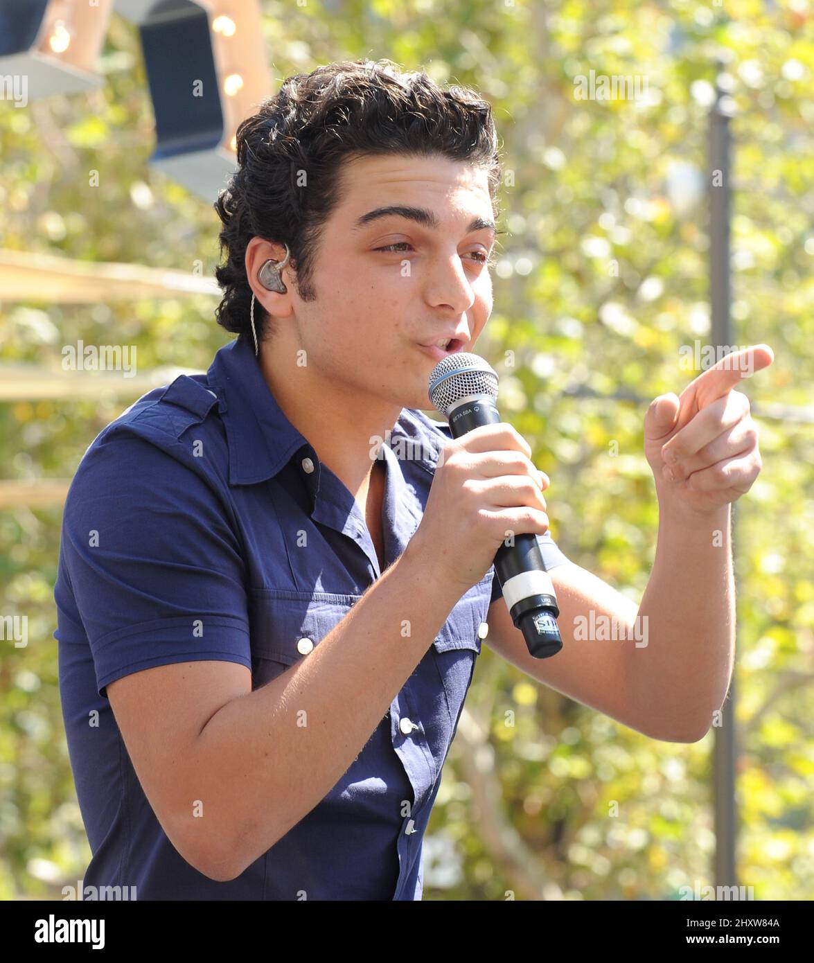 Gianluca Ginoble of Il Volo performs live at The Americana at Brand in ...