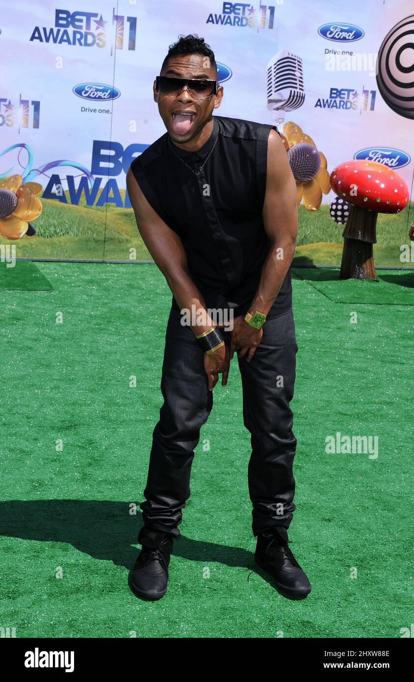 Miguel at the 2011 BET Awards, held at the Shrine Auditorium, Los ...