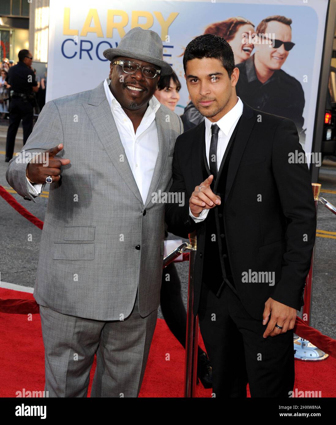 Cedric The Entertainer and Wilmer Valderrama at the 'Larry Crowne ...
