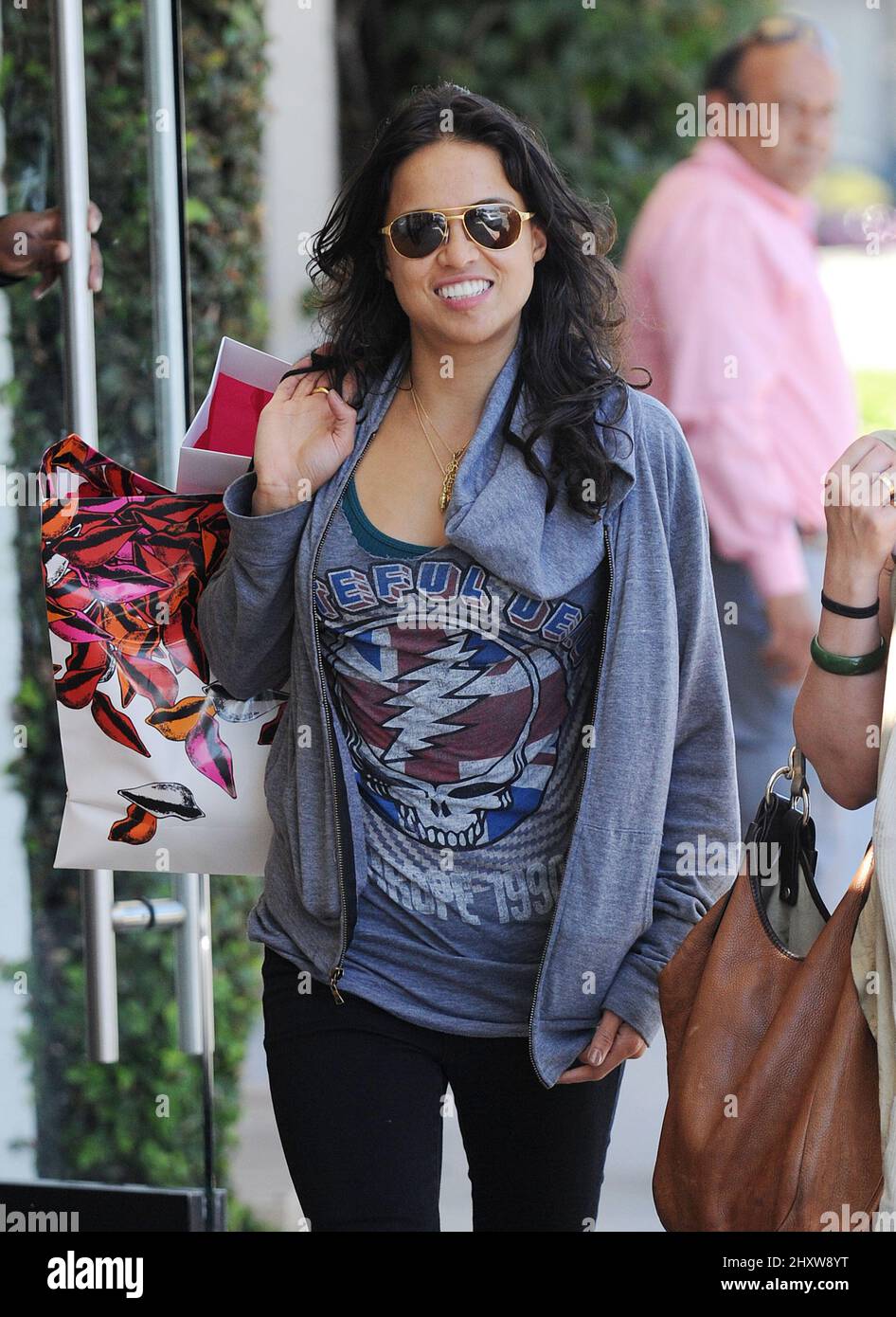 Michelle Rodriguez Shopping at Diane von Furstenberg store in Los ...