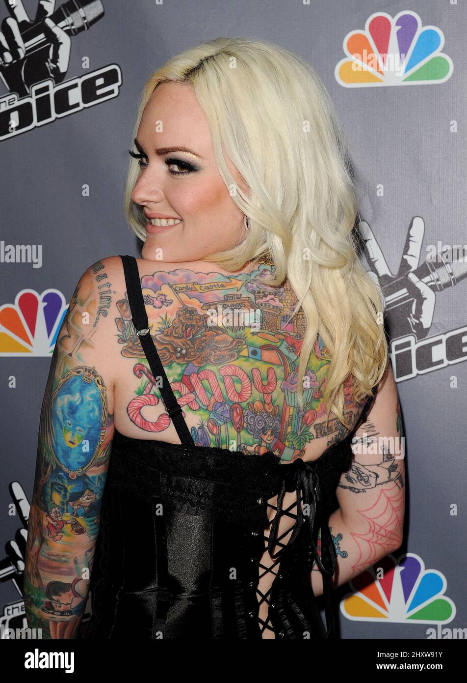 Emily Valentine at the Voice Finale After Party, held at Avalon, in ...