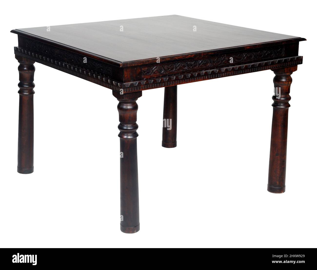 Table on a clean white background Stock Photo - Alamy