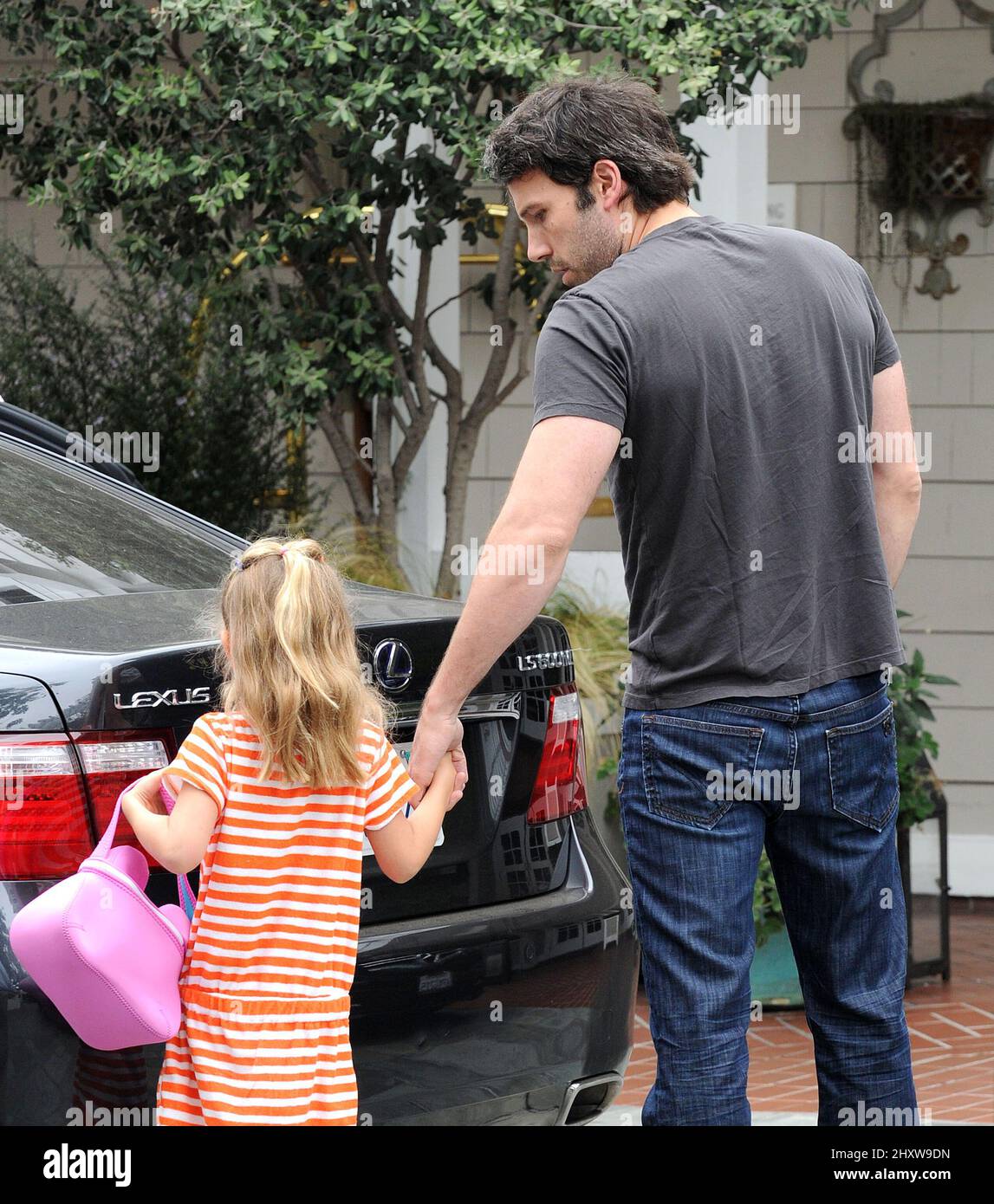 Ben Affleck and daughter Violet is seen out and about in California ...