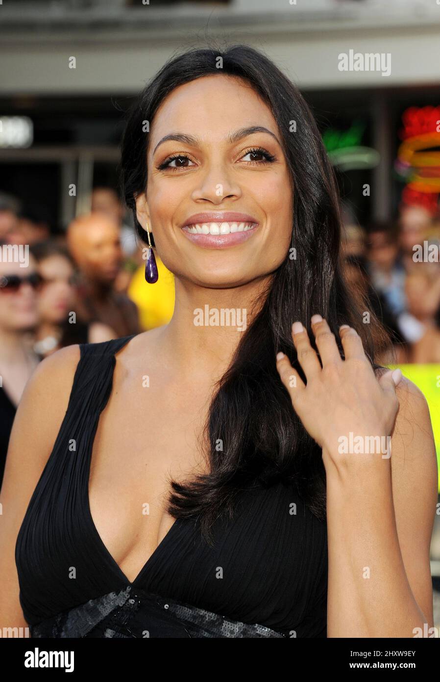 Rosario Dawson at the "Zookeeper" Premiere held at the Regency Village ...