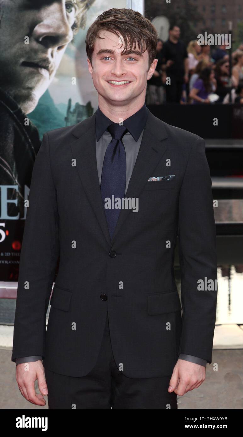 Daniel Radcliffe attending the "Harry Potter and the Deathly Hallows ...