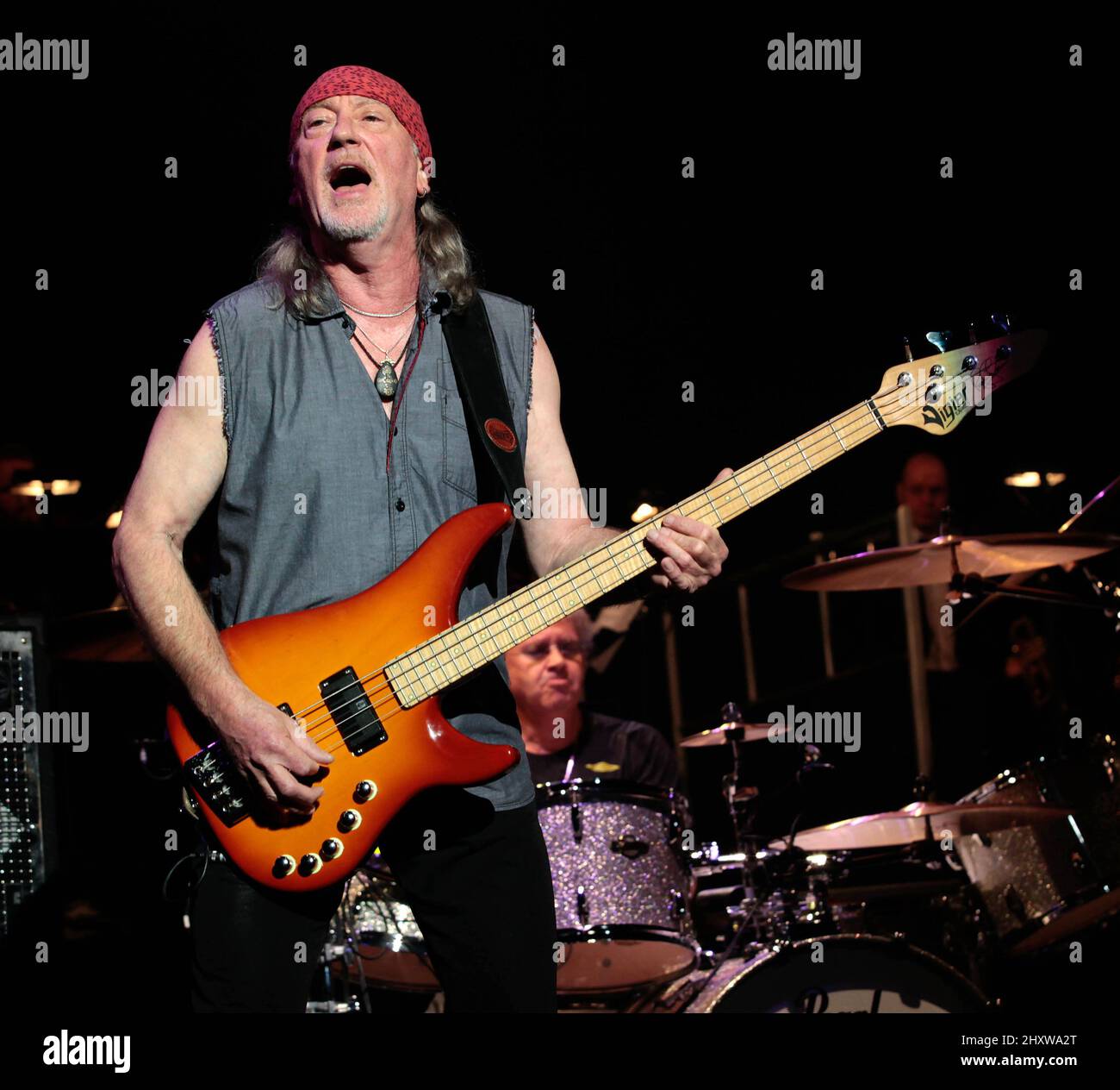 Roger Glover of Deep Purple performs live during the Deep Purple 2011 ...