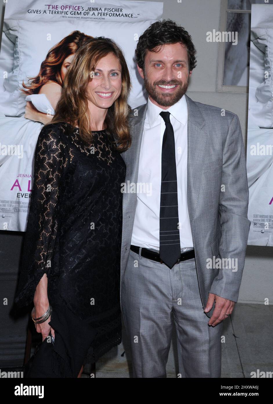 Rob Benedict and wife Molly attending 'A Little Help' Premiere held ...