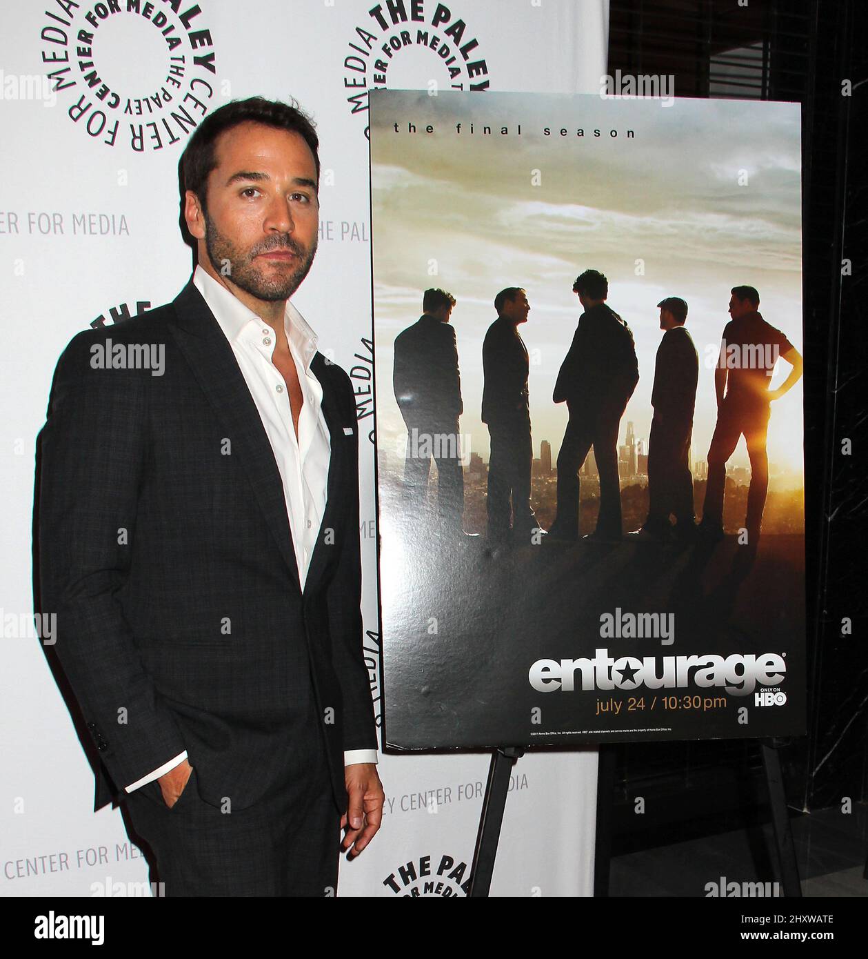 Jeremy Piven attending "An Evening with Entourage" at The Paley Center ...