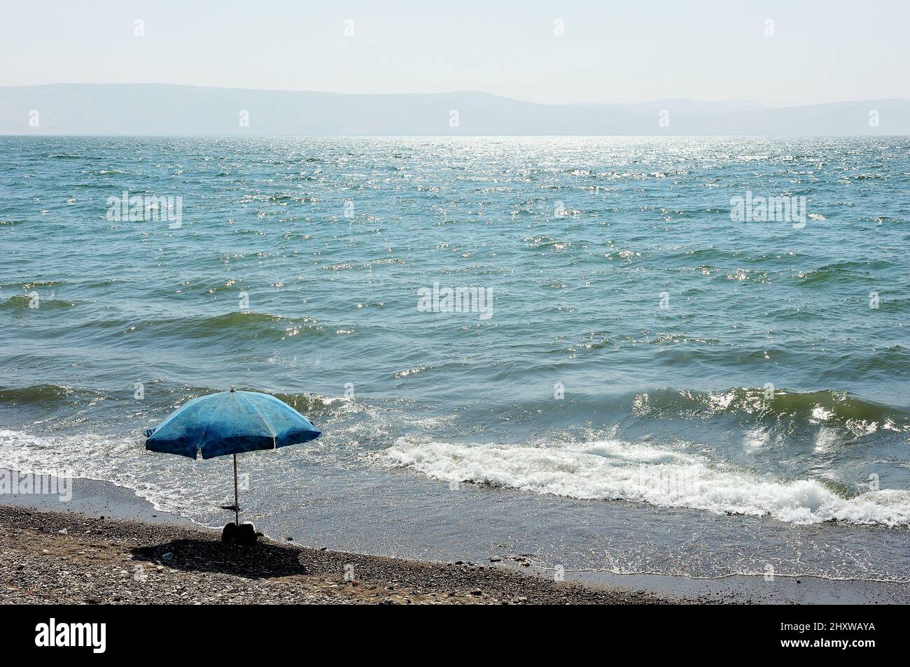 Sea of Galilee (Kinneret), the largest freshwater lake in Israel Stock ...