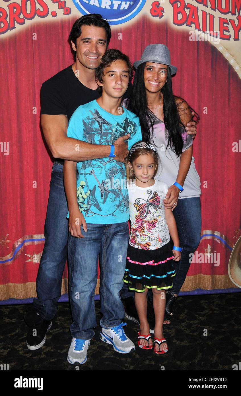 Gilles Marini, wife Carole, son Georges and daughter Juliana at ...