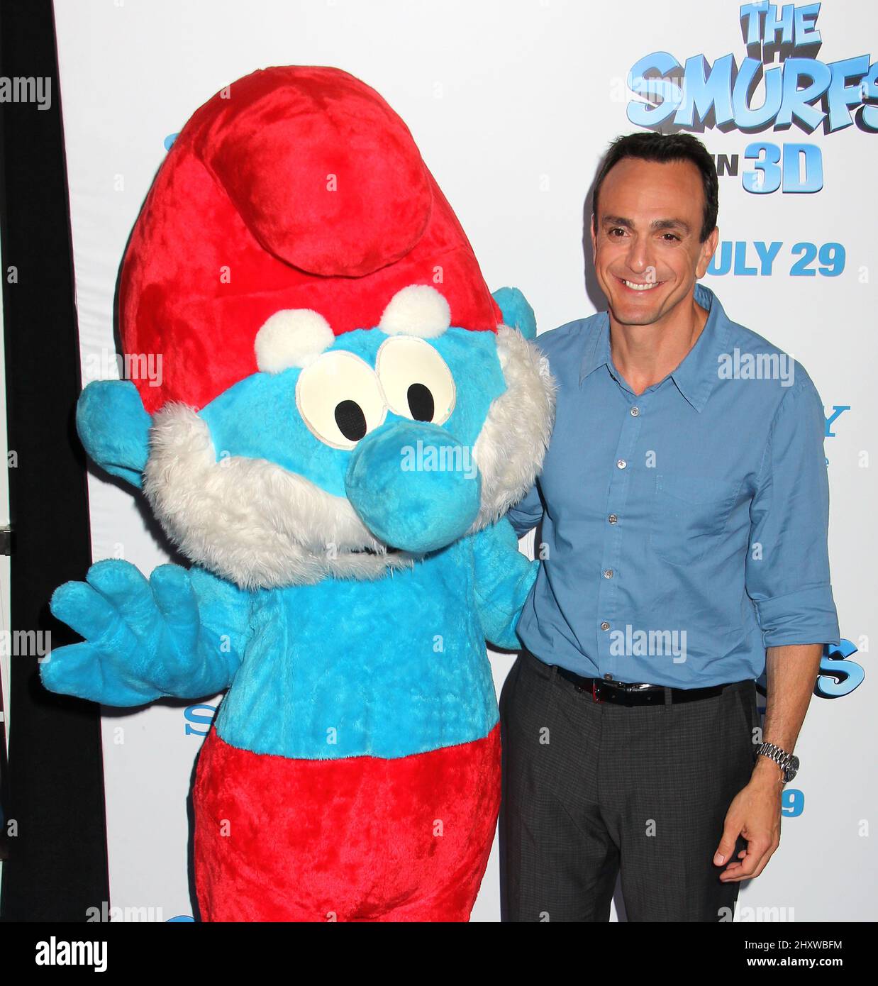 Hank azaria smurfs world premiere hi-res stock photography and images ...