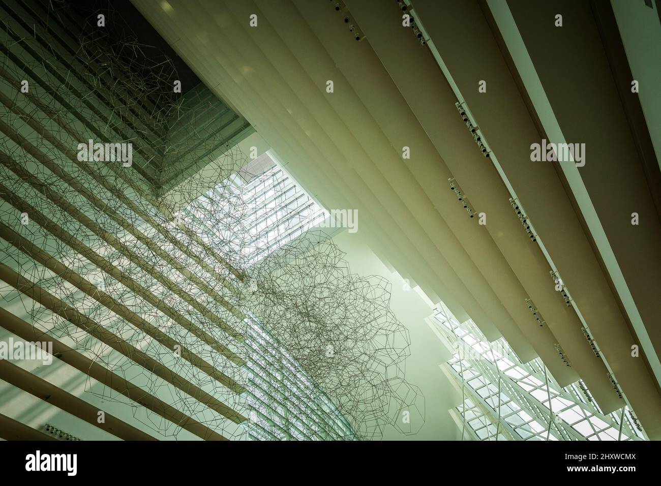 The inside of the Marina Bay Sands in Singapore Stock Photo - Alamy
