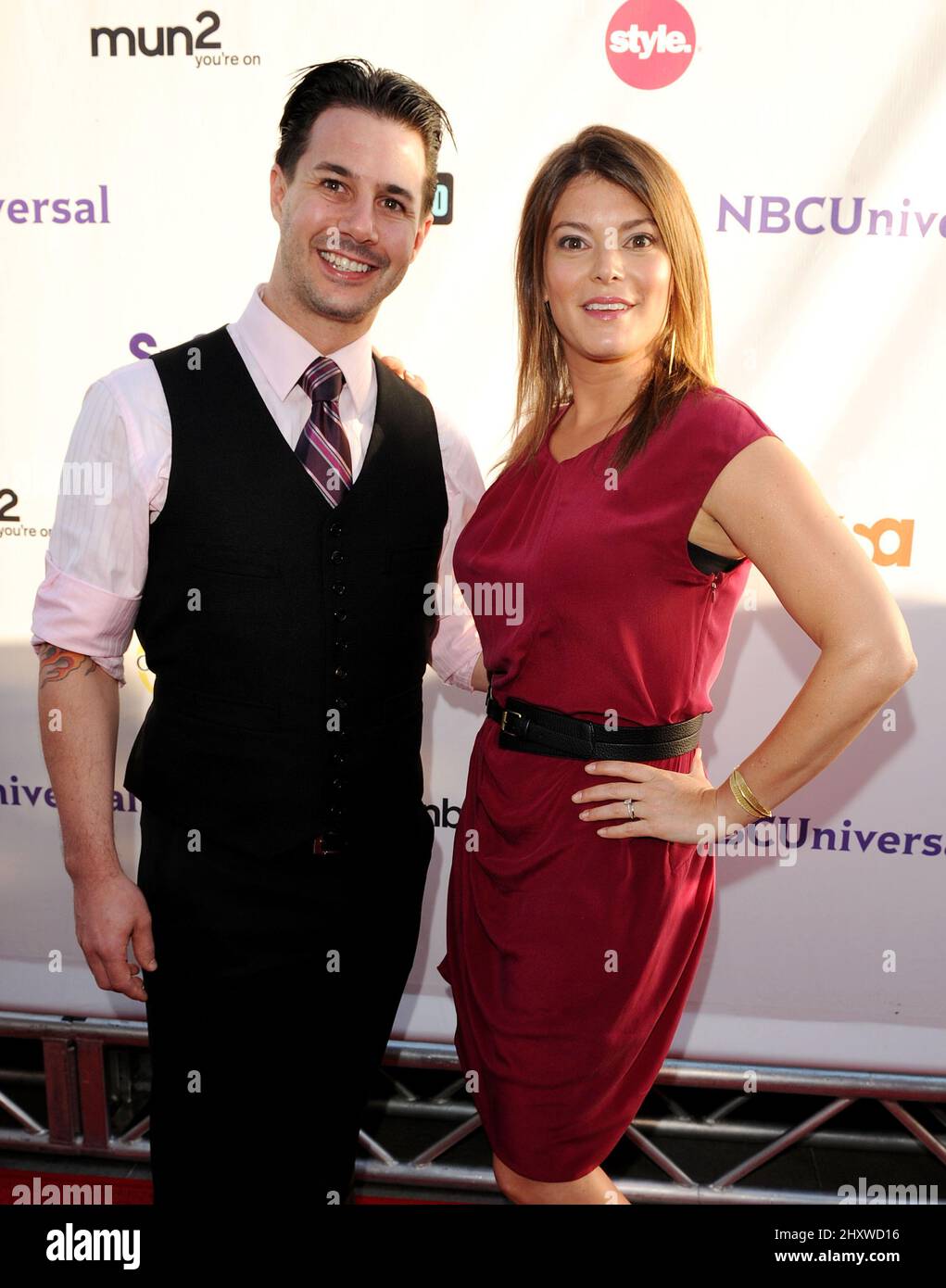 Johnny Iuzzini and Gail Simmons during the NBC Universal Press Tour All ...