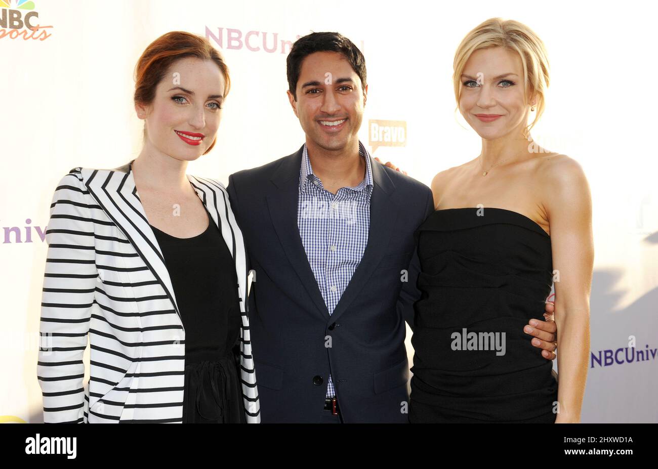 Zoe Lister Jones, Maulik Pancholy and Rhea Seehorn during the NBC ...
