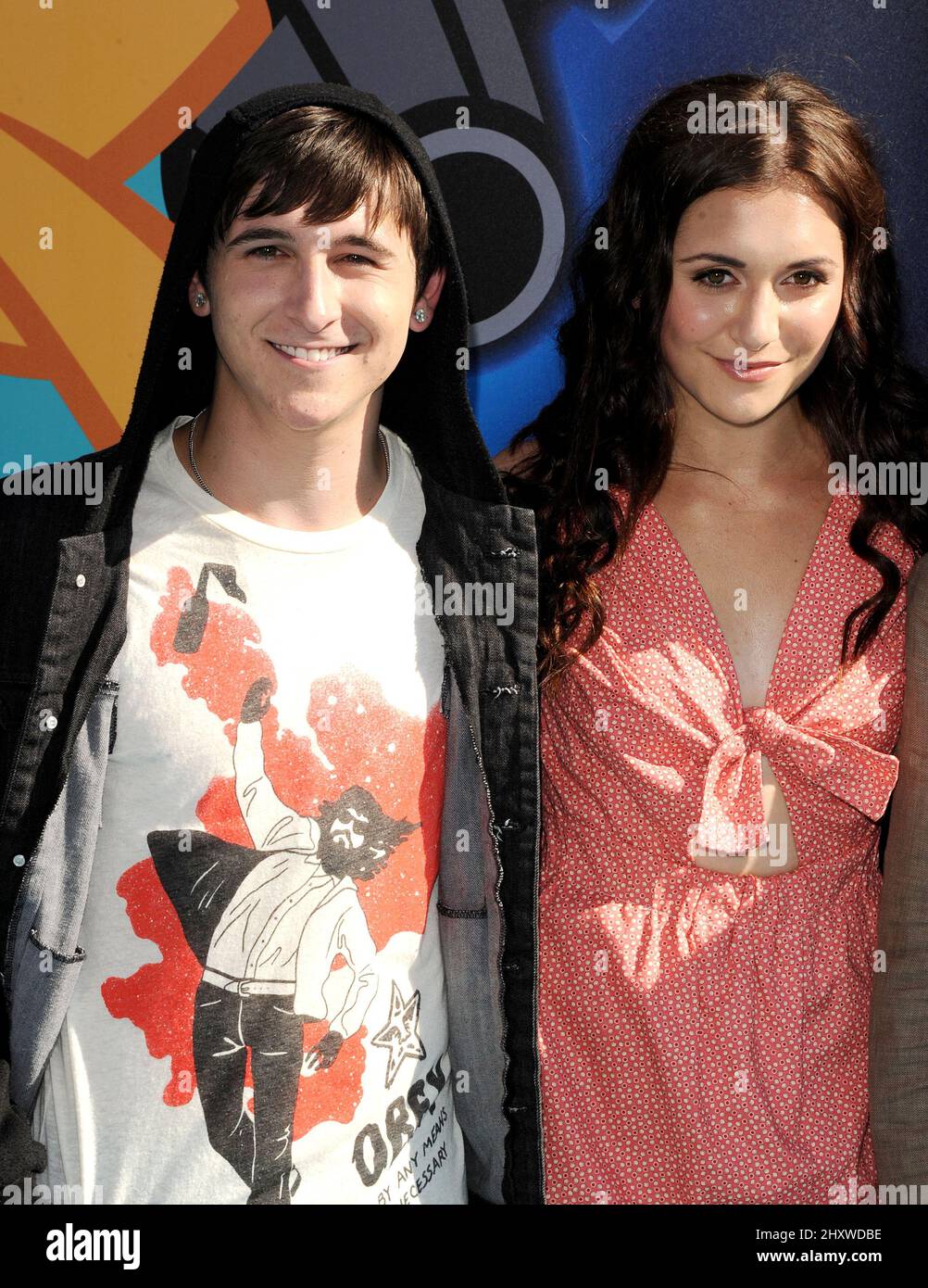 Mitchel Musso and Alyson Stoner during the "Phineas & Ferb: Across The ...