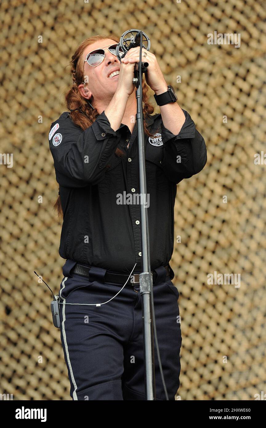 Maynard and James Keenan from A Perfect Circle during the 20th ...