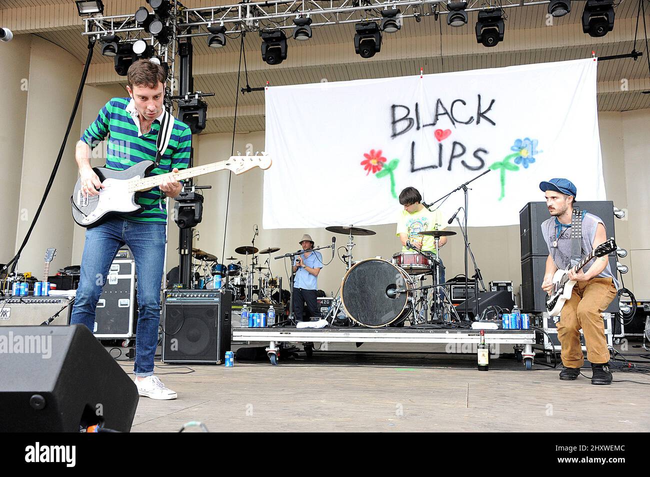 Jared Swilley from Ian Saint Pe' Brown from Black Lips during the 20th ...