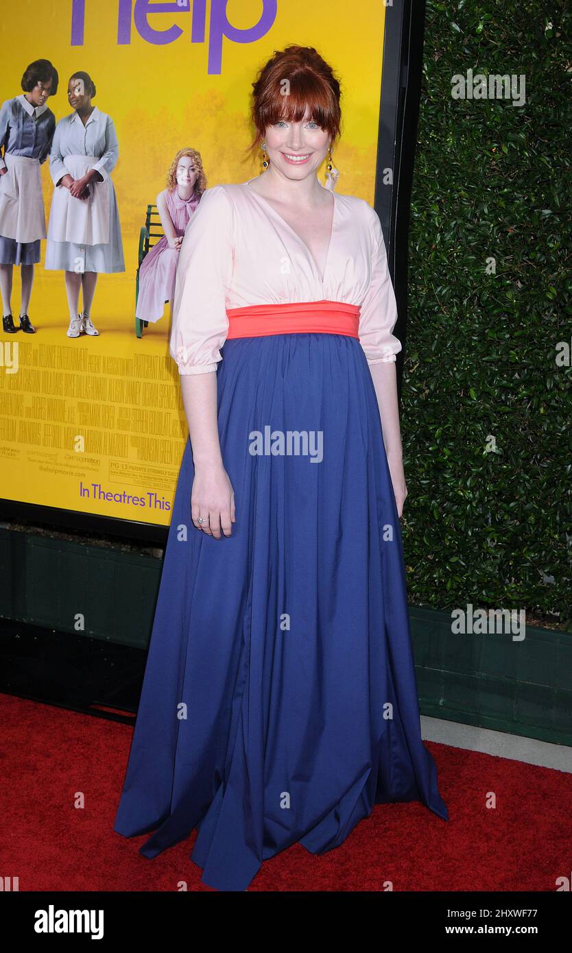 Bryce Dallas Howard at "The Help" World Premiere at the Samuel Goldwyn ...