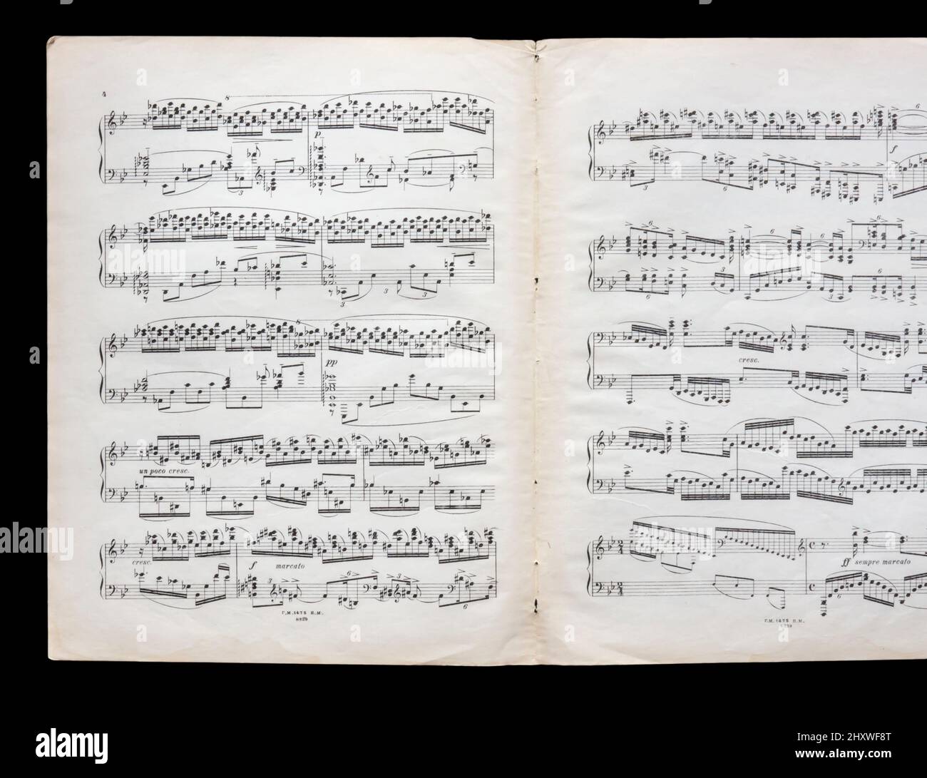 Vintage sheet music "Compositions for piano" by Sergei Rachmaninoff of ...