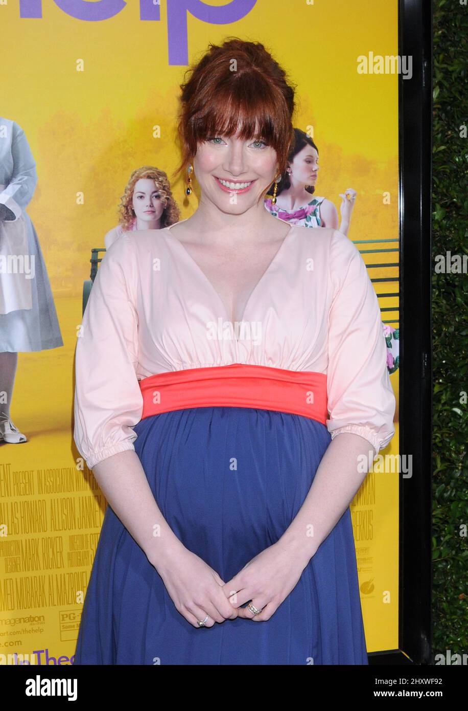 Bryce Dallas Howard at "The Help" World Premiere at the Samuel Goldwyn ...