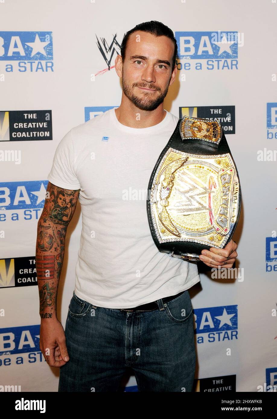 CM Punk attending WWE's And Creative Coalition's CM Punk attending WWE's And Creative Coalition's
