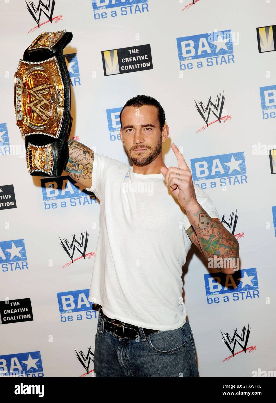 CM Punk attending WWE's And Creative Coalition's CM Punk attending WWE's And Creative Coalition's