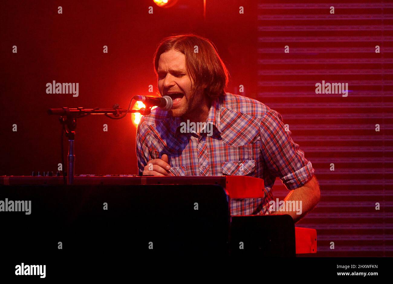 Benjamin Gibbard of Death Cab for Cutie performs on stage at the Koka ...