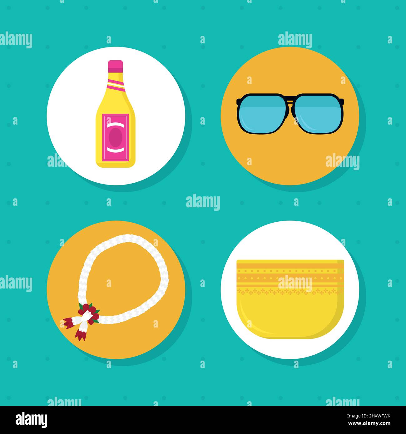 songkran icon set Stock Vector Image & Art - Alamy