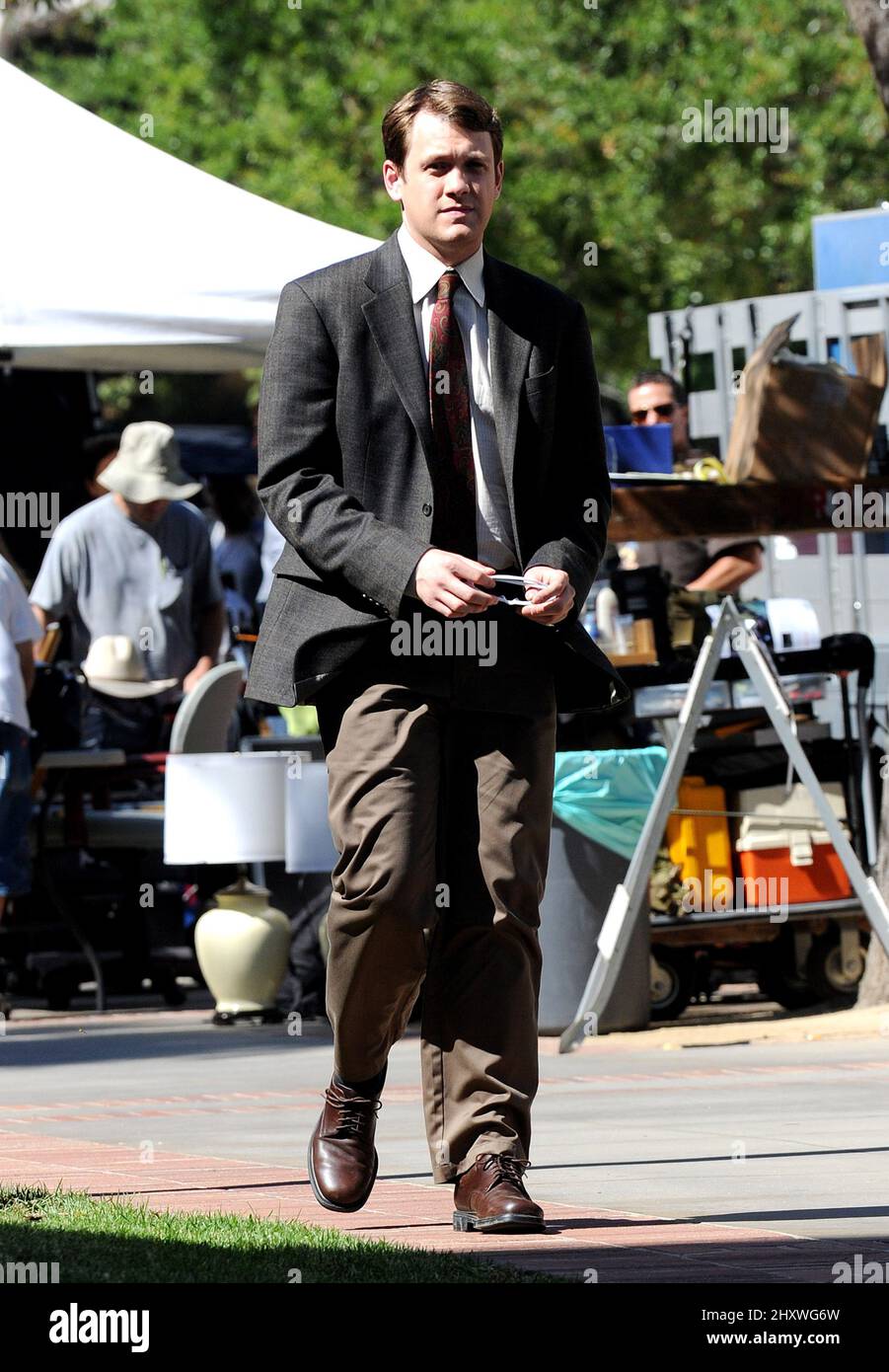 Michael Arden on the set of "The Odd Life of Timothy Green" held at The ...