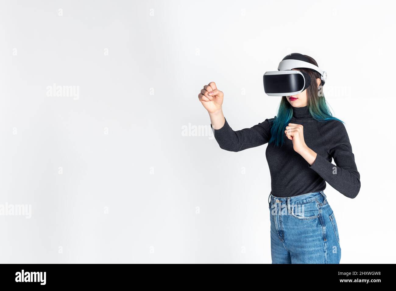 Virtual fight hi-res stock photography and images - Alamy