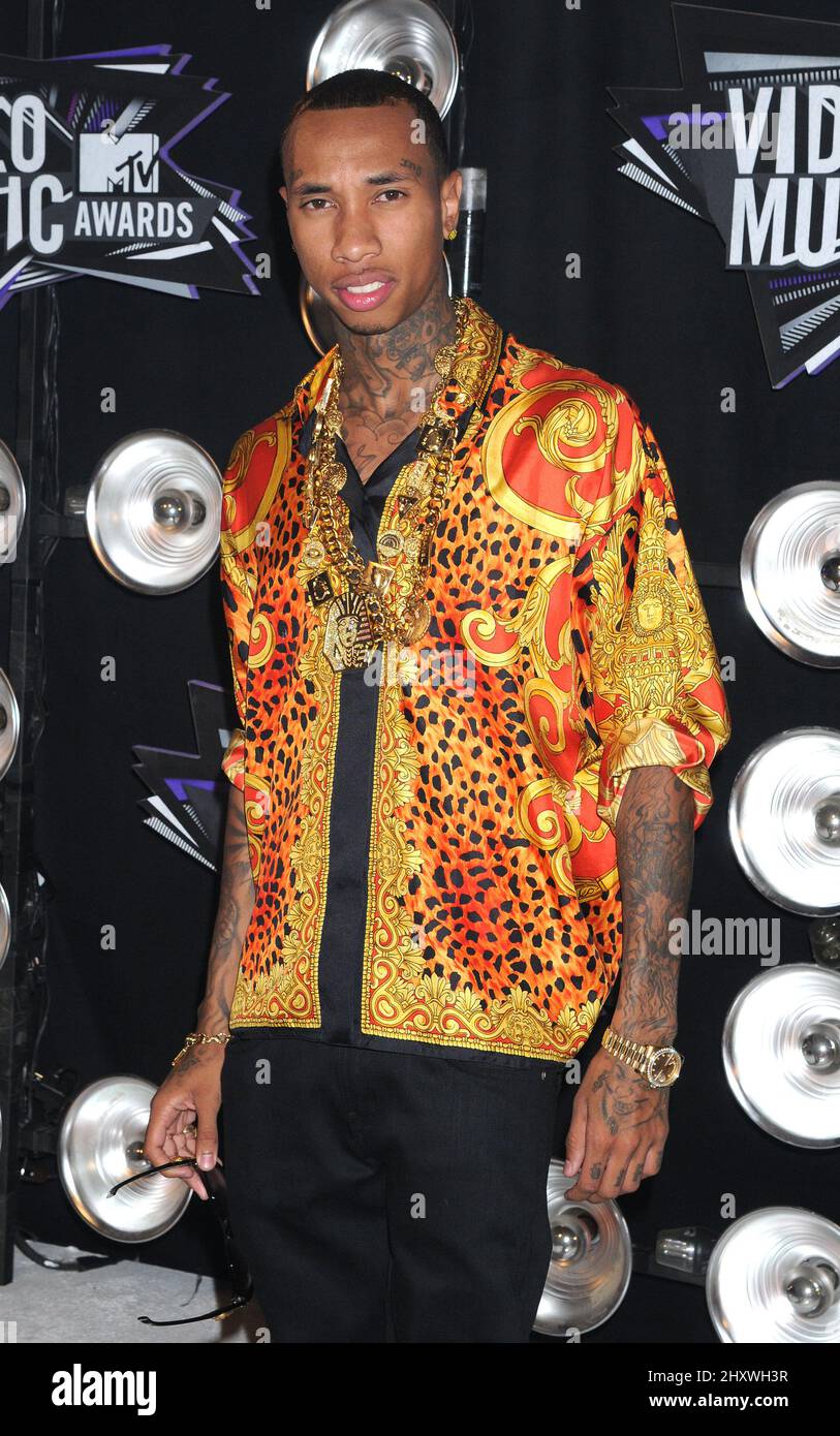 Tyga arriving at the 2011 MTV Video Music Awards held at the Nokia ...