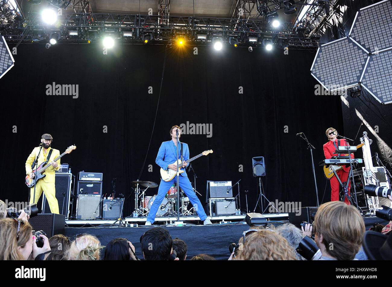 Damien Kulash, Ok GO, Tim Nordwind, Andy Ross, Dan Konopka at the ...