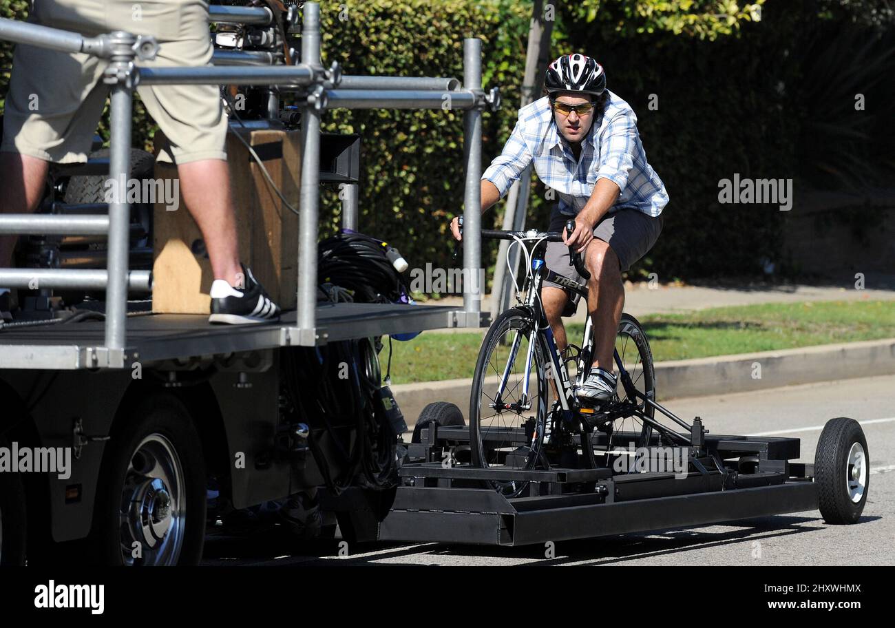 Paul rudd films a bike scene hi-res stock photography and images - Alamy
