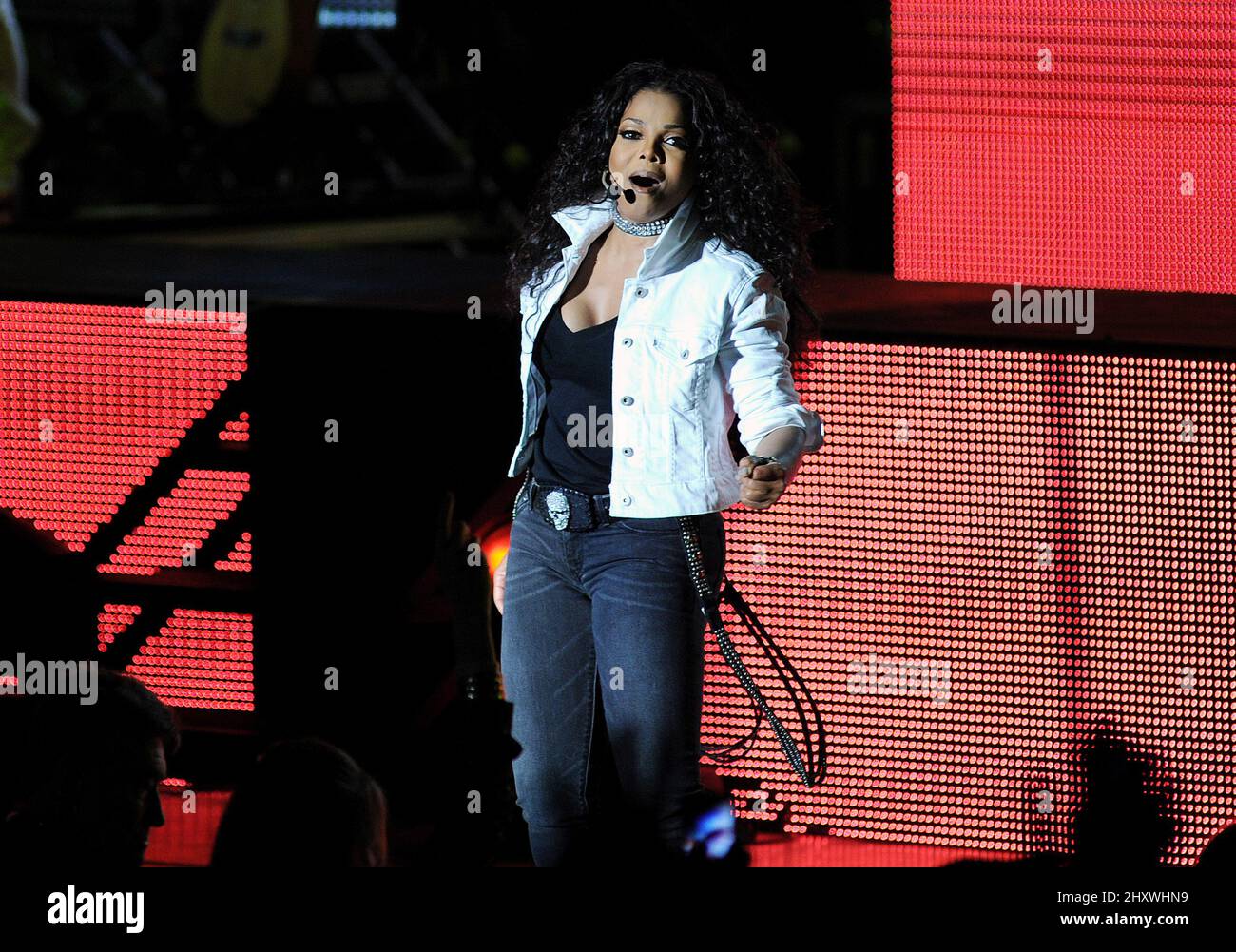 Janet Jackson In Concert held at The Greek Theatre, California Stock ...
