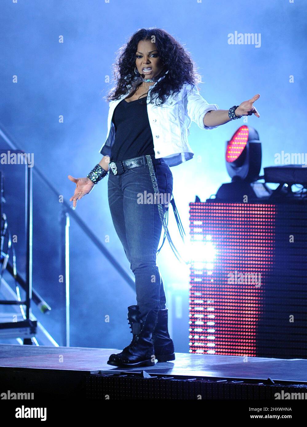 Janet Jackson In Concert held at The Greek Theatre, California Stock ...