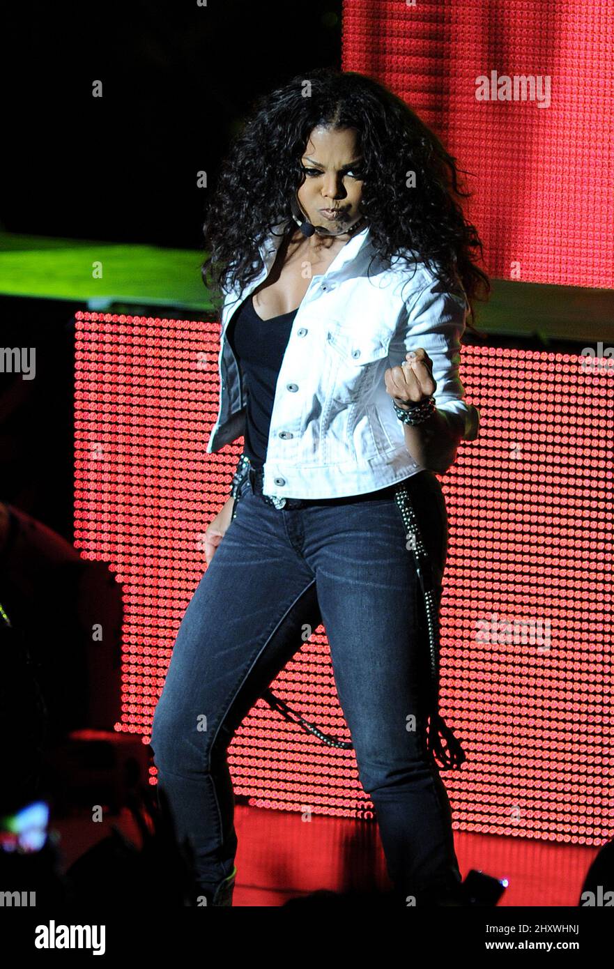 Janet Jackson In Concert held at The Greek Theatre, California Stock ...