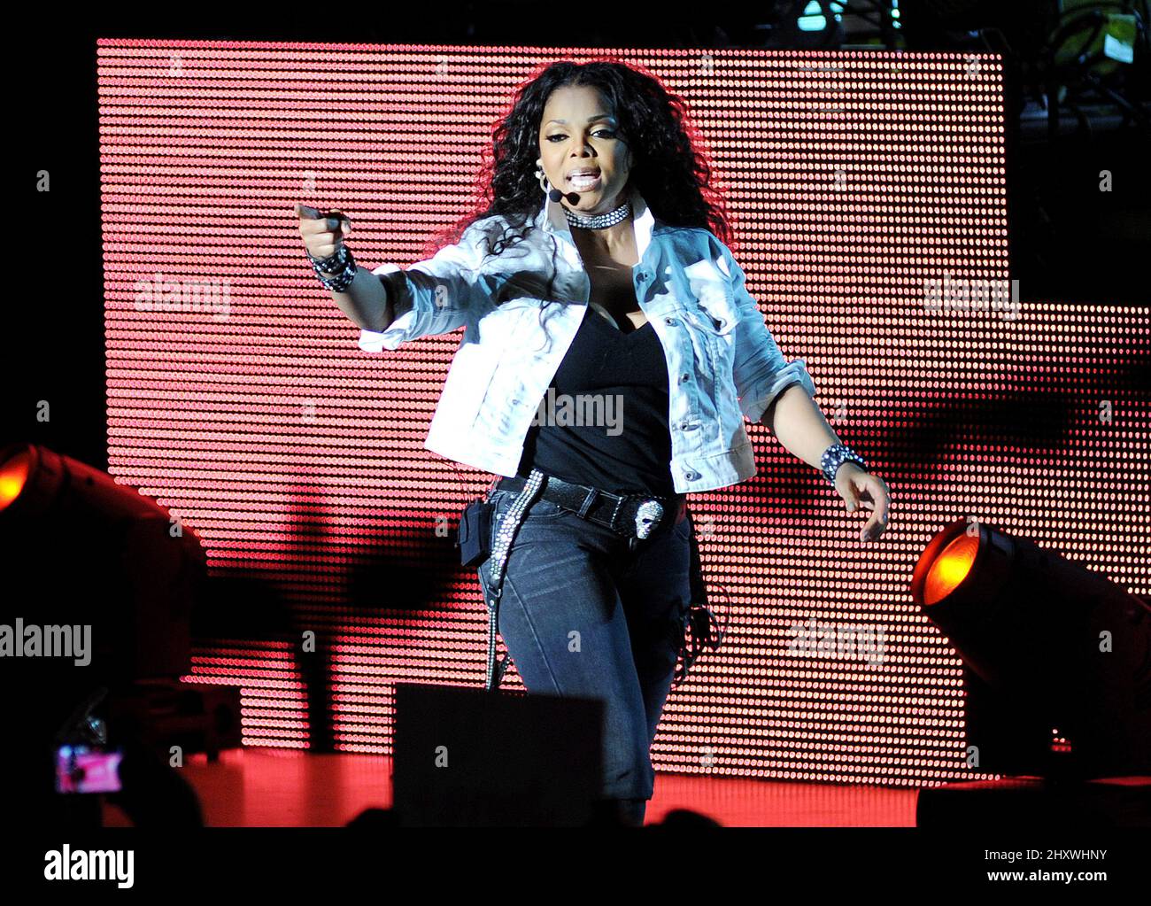 Janet Jackson In Concert held at The Greek Theatre, California Stock ...