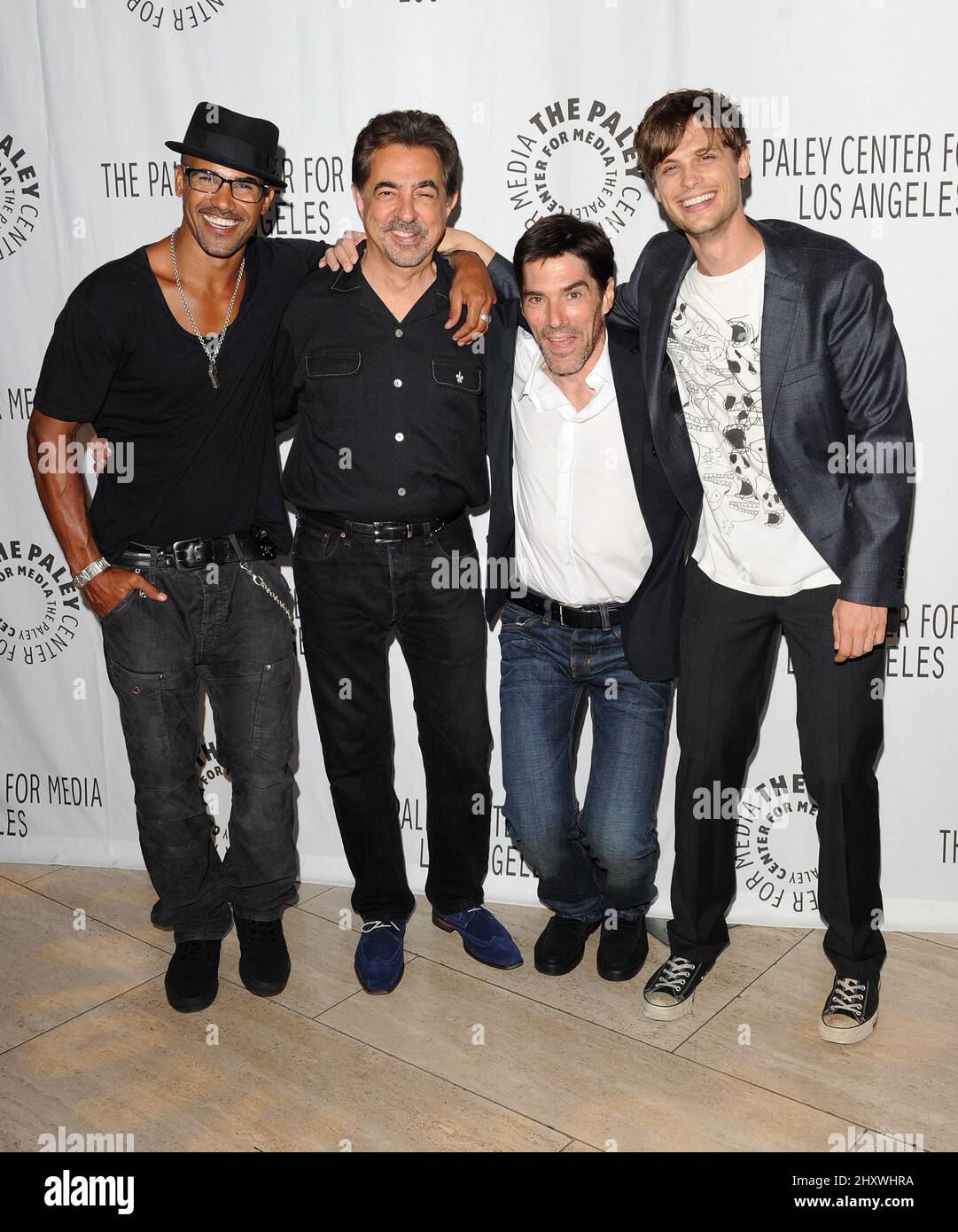 Shemar Moore, Joe Mantegna, Thomas Gibson and Matthew Gray Gubler at ...