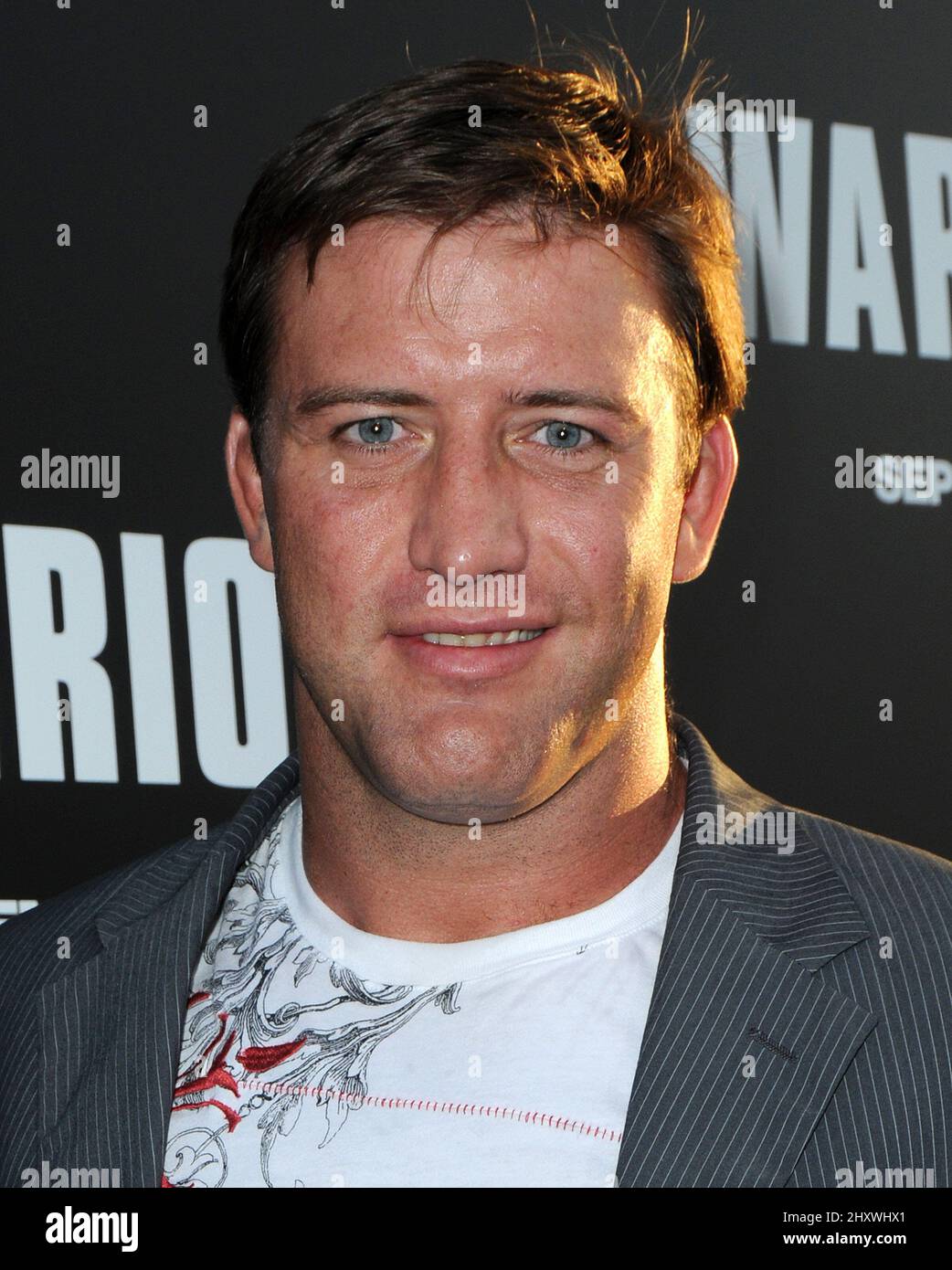 Stephen Bonnar at the World Premiere of Warrior held at ArcLight ...