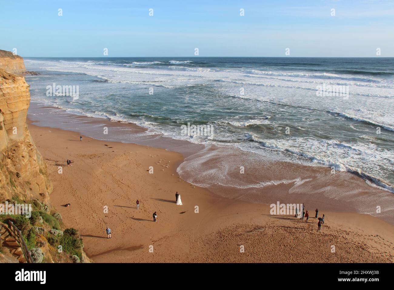 at gibson steps along the great ocean road (australia Stock Photo - Alamy