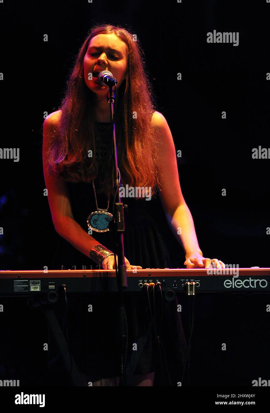 Johanna Soderberg of the band First Aid Kit Performs Live at the House ...