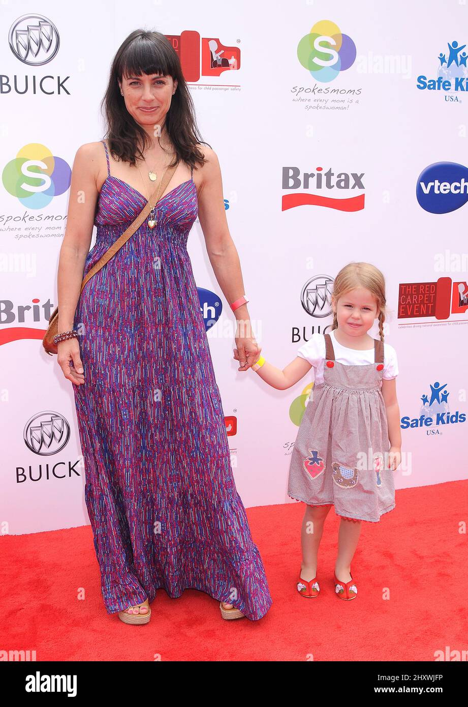 Constance Zimmer and daughter Colette at the Red CARpet celebrity event ...